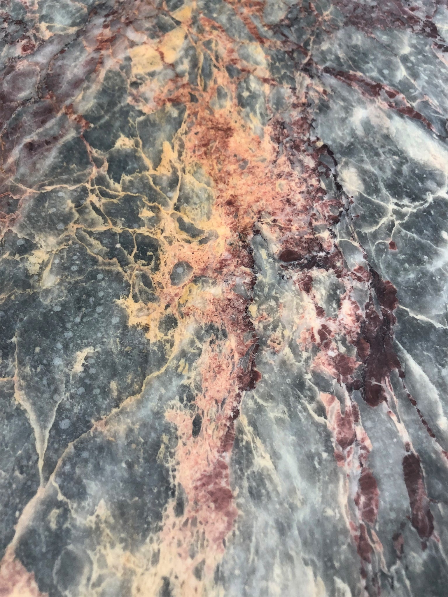 Vintage Italian Jade Marble Dining Table – Mid Century Swag