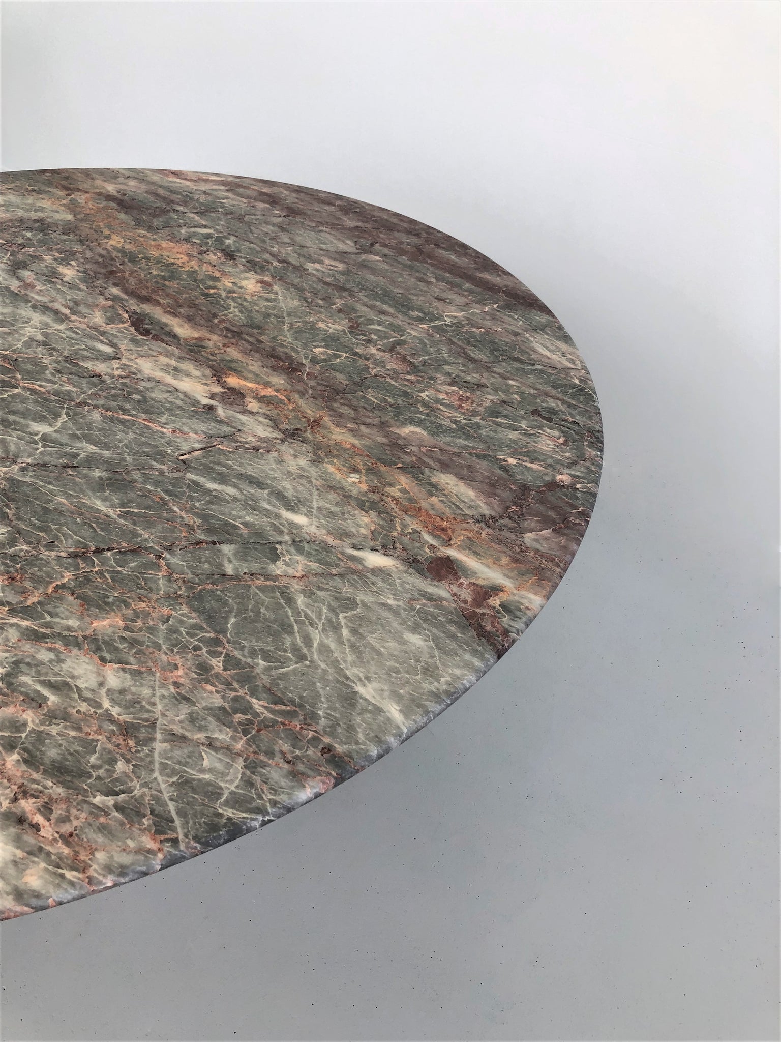 Vintage Italian Jade Marble Dining Table – Mid Century Swag